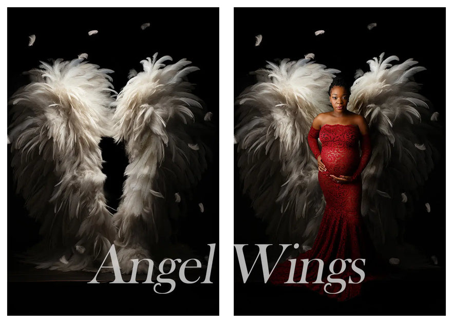 Angel Wings "Moody" Digital Background (LSP~AI Blend) – LSP Actions by Lemon Sky