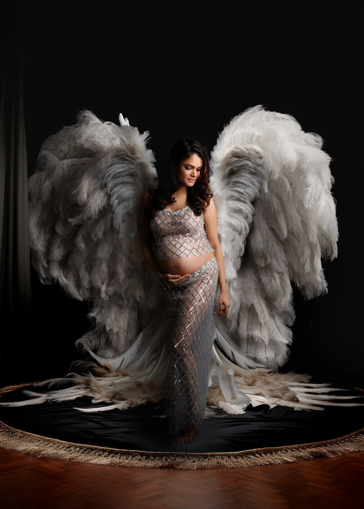 Angel Wings "Regal" Digital Background – LSP Actions by Lemon Sky