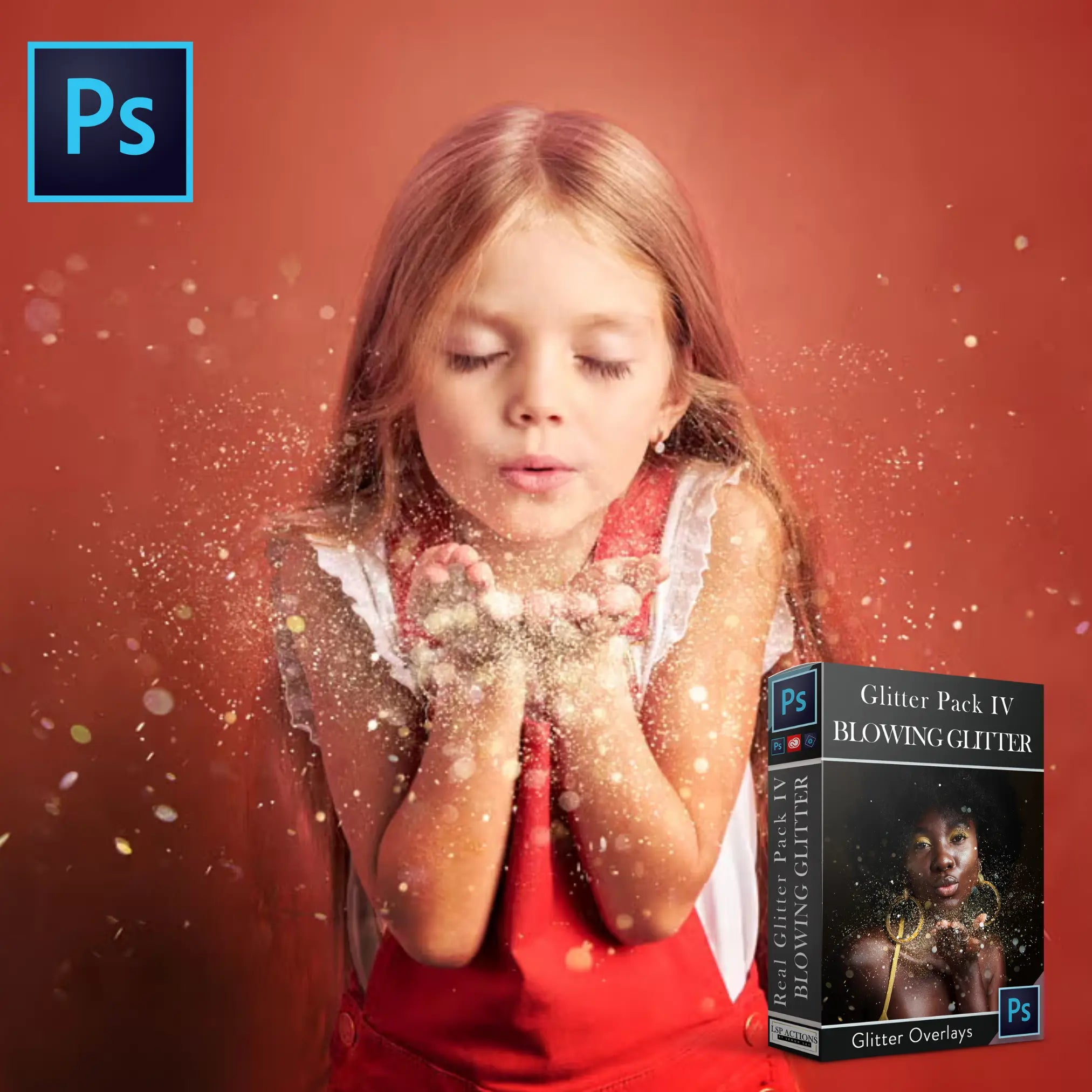 Glitter & Light Overlays: Blowing Glitter – LSP Actions by Lemon Sky