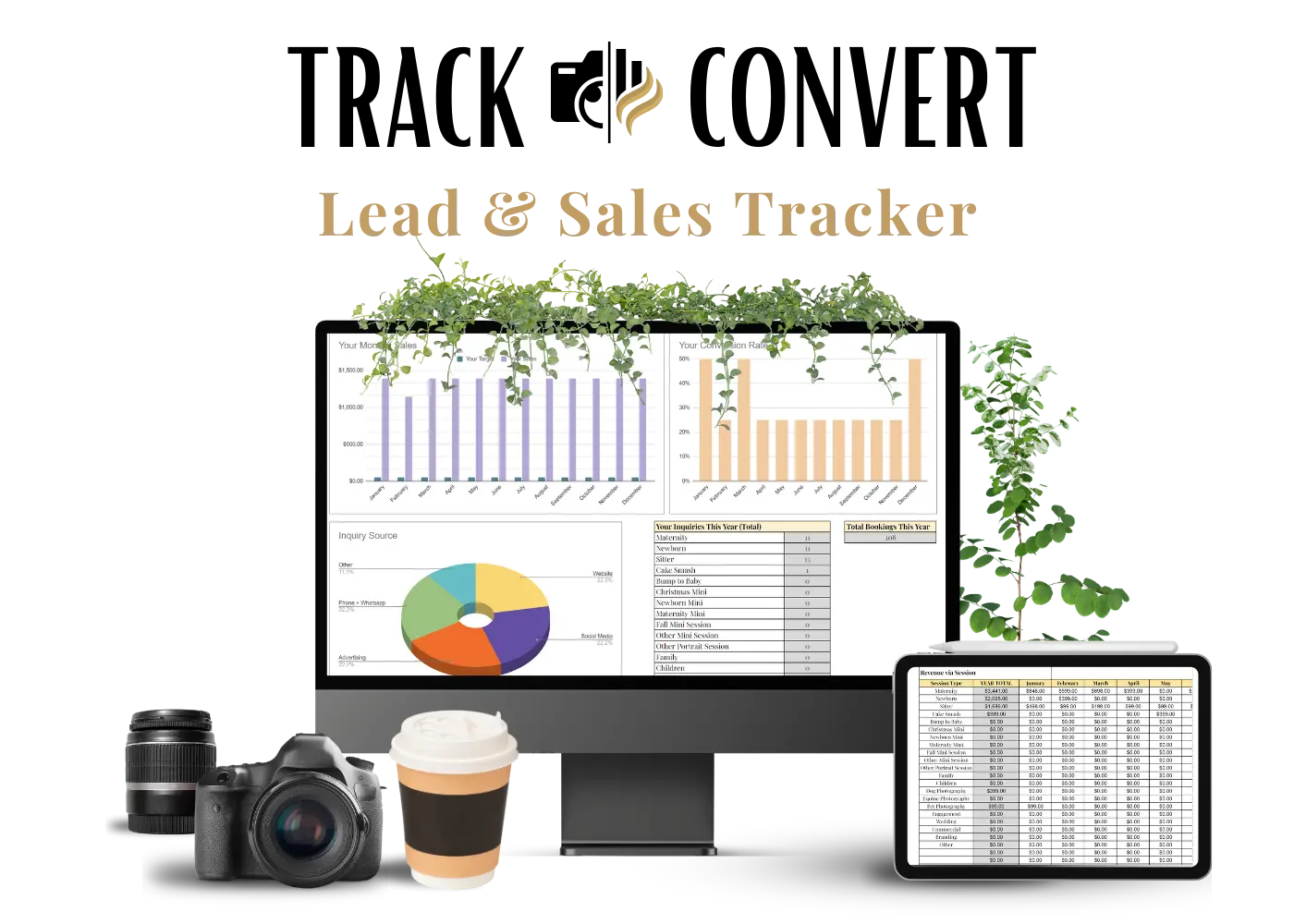 Track & Convert - Photographer's Lead and Sales Tracker – LSP Actions ...