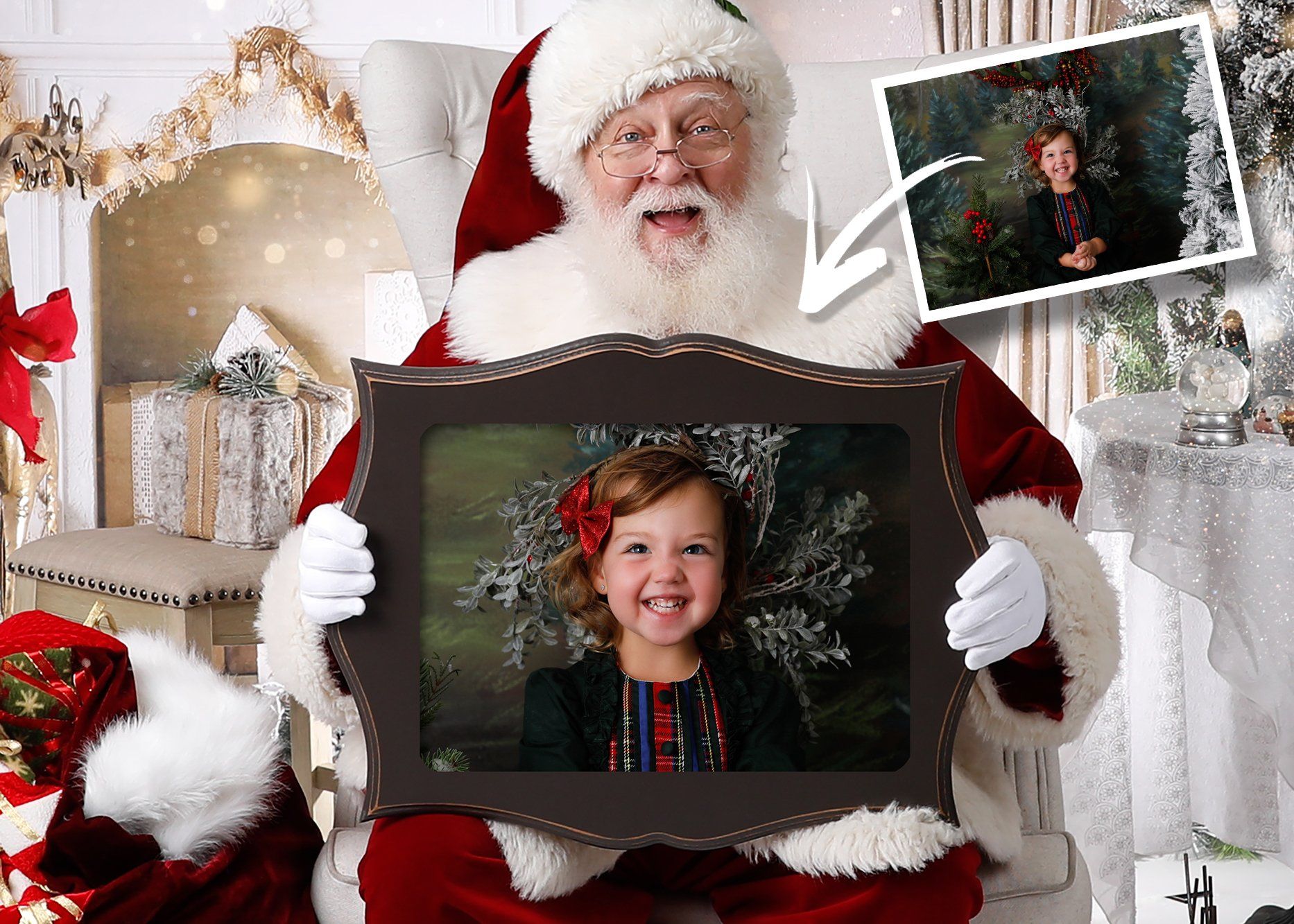 The Nice List | Santa Frames for photos | Ana Brandt LSP Actions ...