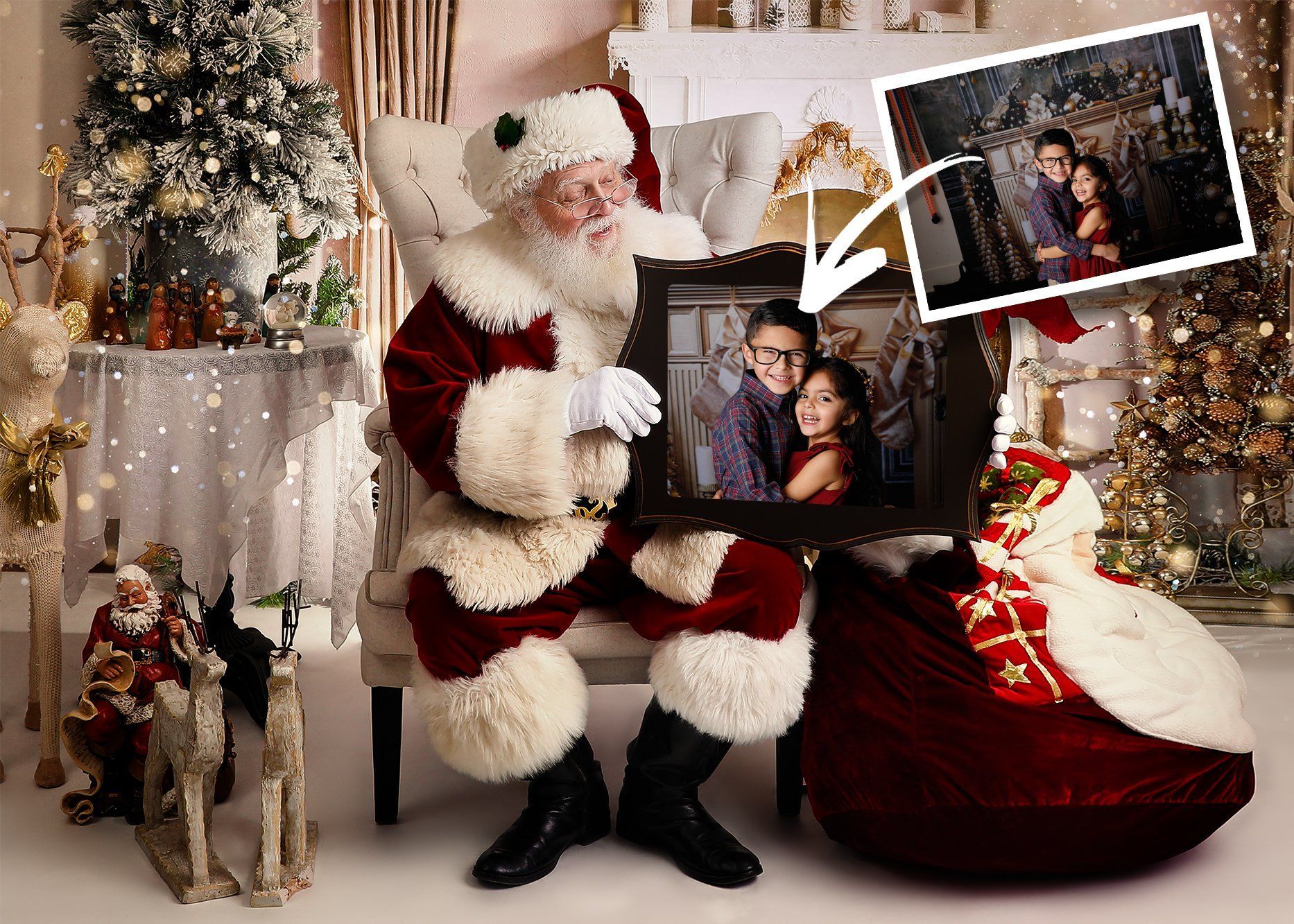 The Nice List | Santa Frames for photos | Ana Brandt LSP Actions ...